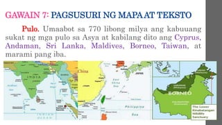 AP G7/G8 Aralin 1 katangiang pisikal ng asya | PPTX