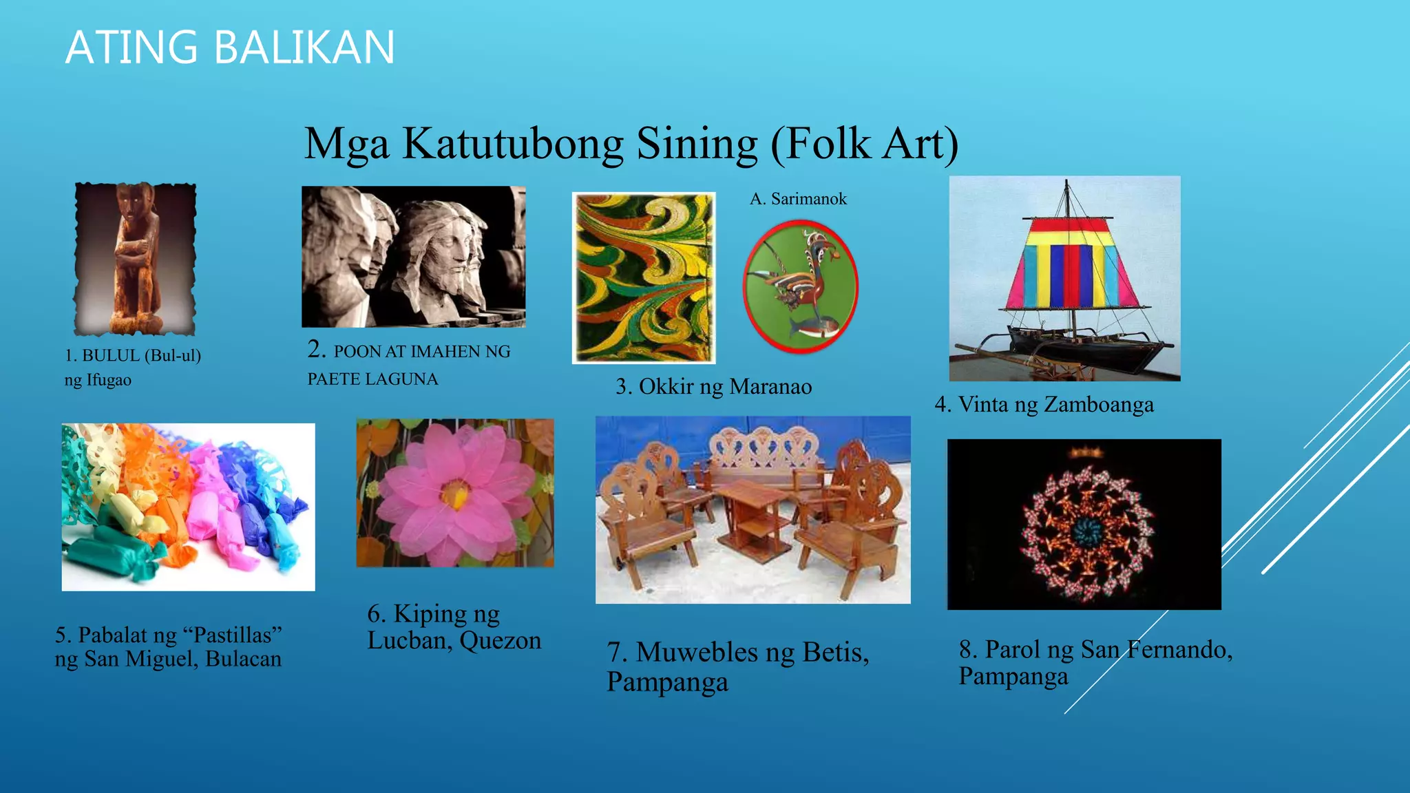 Aralin 1 katutubong sining | PPTX