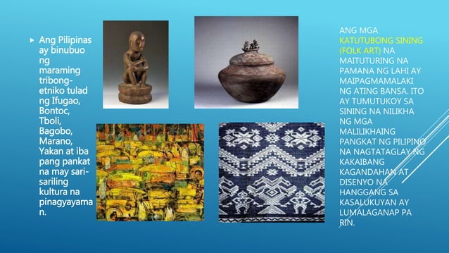 Aralin 1 katutubong sining | PPTX