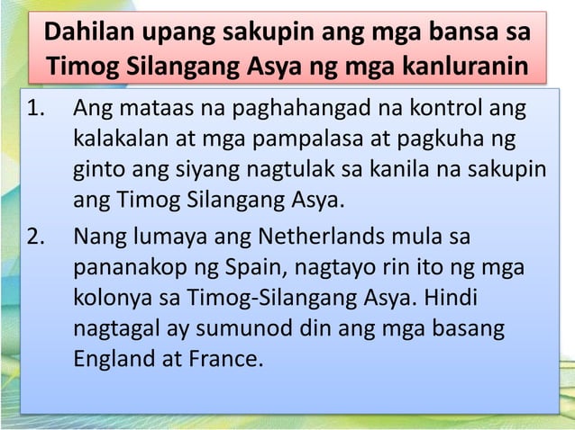 Aralin 1- Kolonyalismo at Imperyalismo sa Silangan at Timog-Silangang Asya.ppt