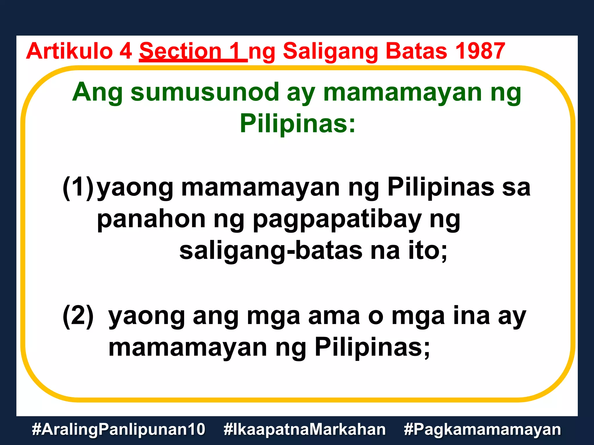 Aralin 1- Konsepto at Katuturan ng Pagkamamamayan-Citizenship.pptx
