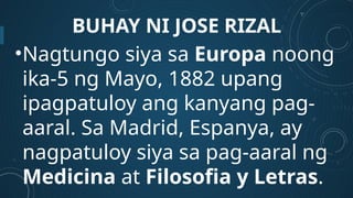 Aralin 1 - MGA TALA SA BUHAY NI JOSE RIZAL.pptx