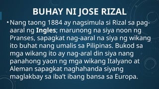 Aralin 1 - MGA TALA SA BUHAY NI JOSE RIZAL.pptx