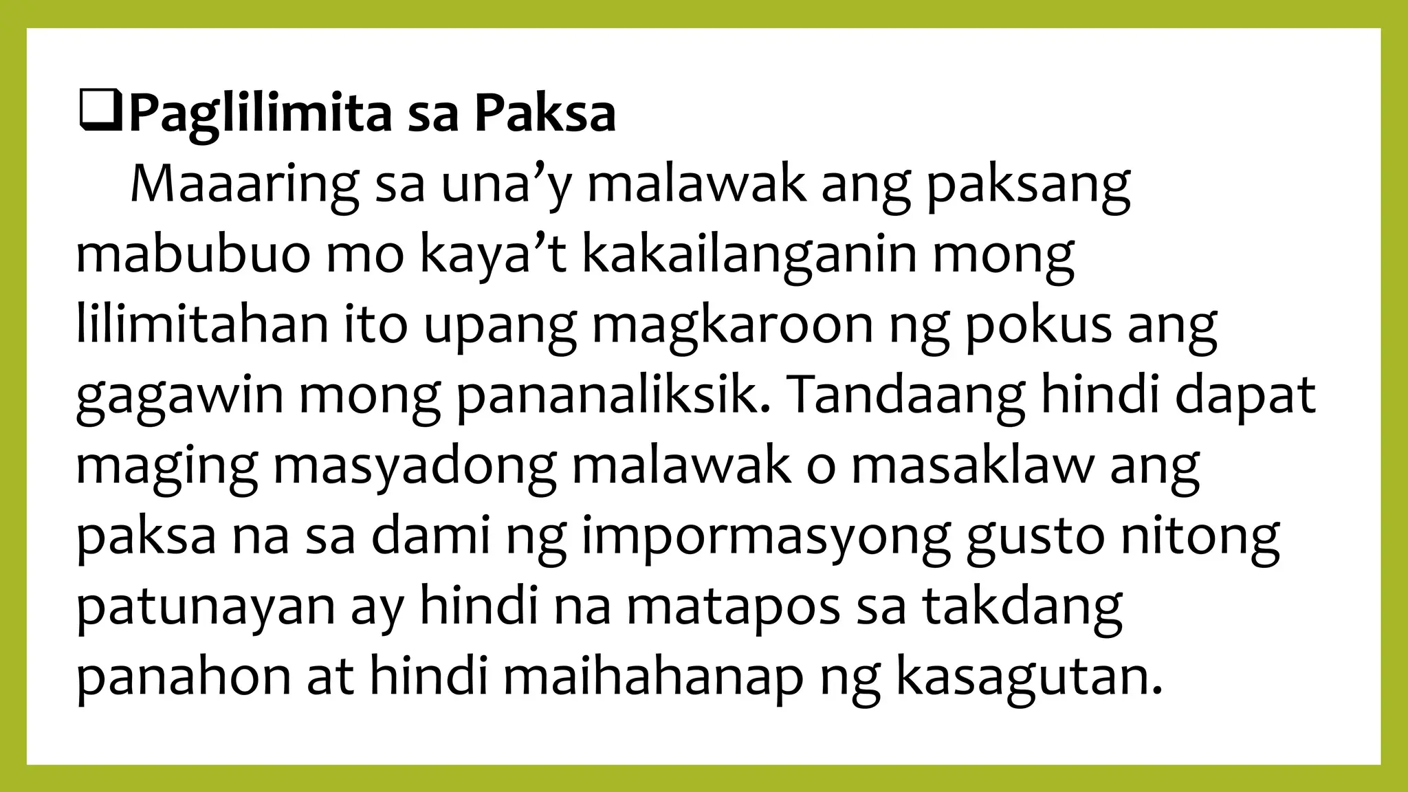 Aralin 1- Pagpili ng Paksa [Autosaved].pptx