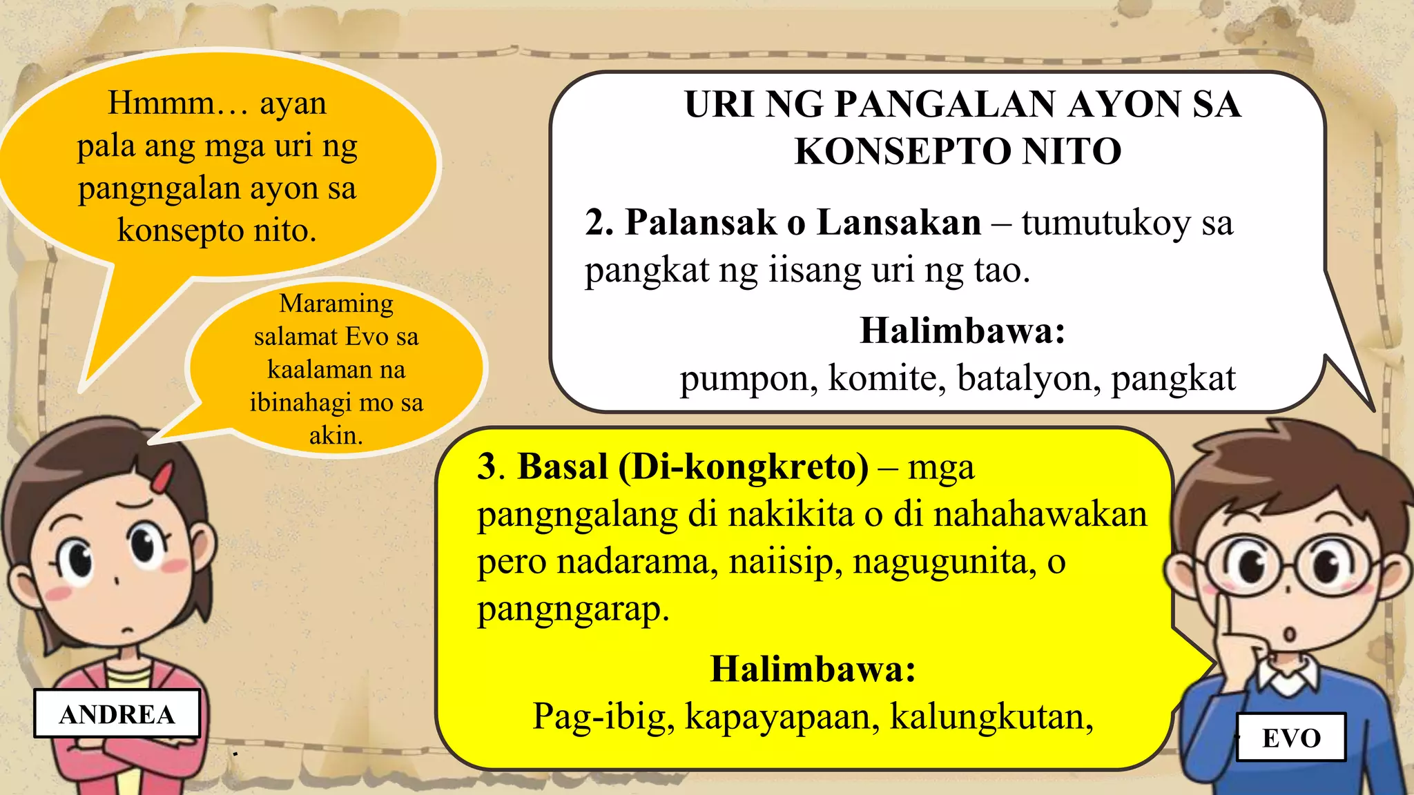 ARALIN 1- PANGNGALAN AT URI NG PANGNGALAN.pptx