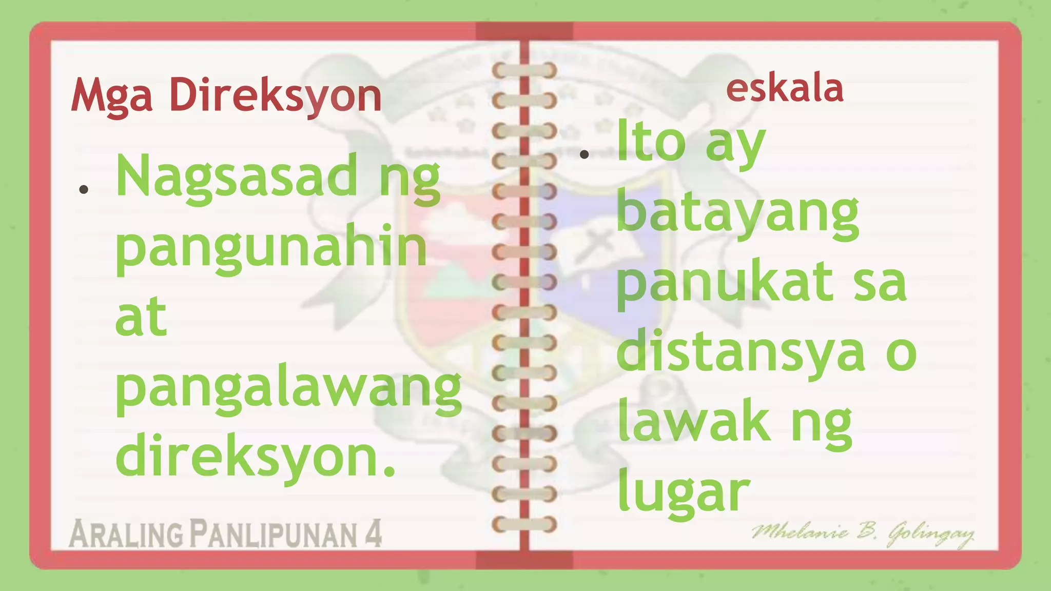 Aralin 1 simbolo sa mapa | PPTX