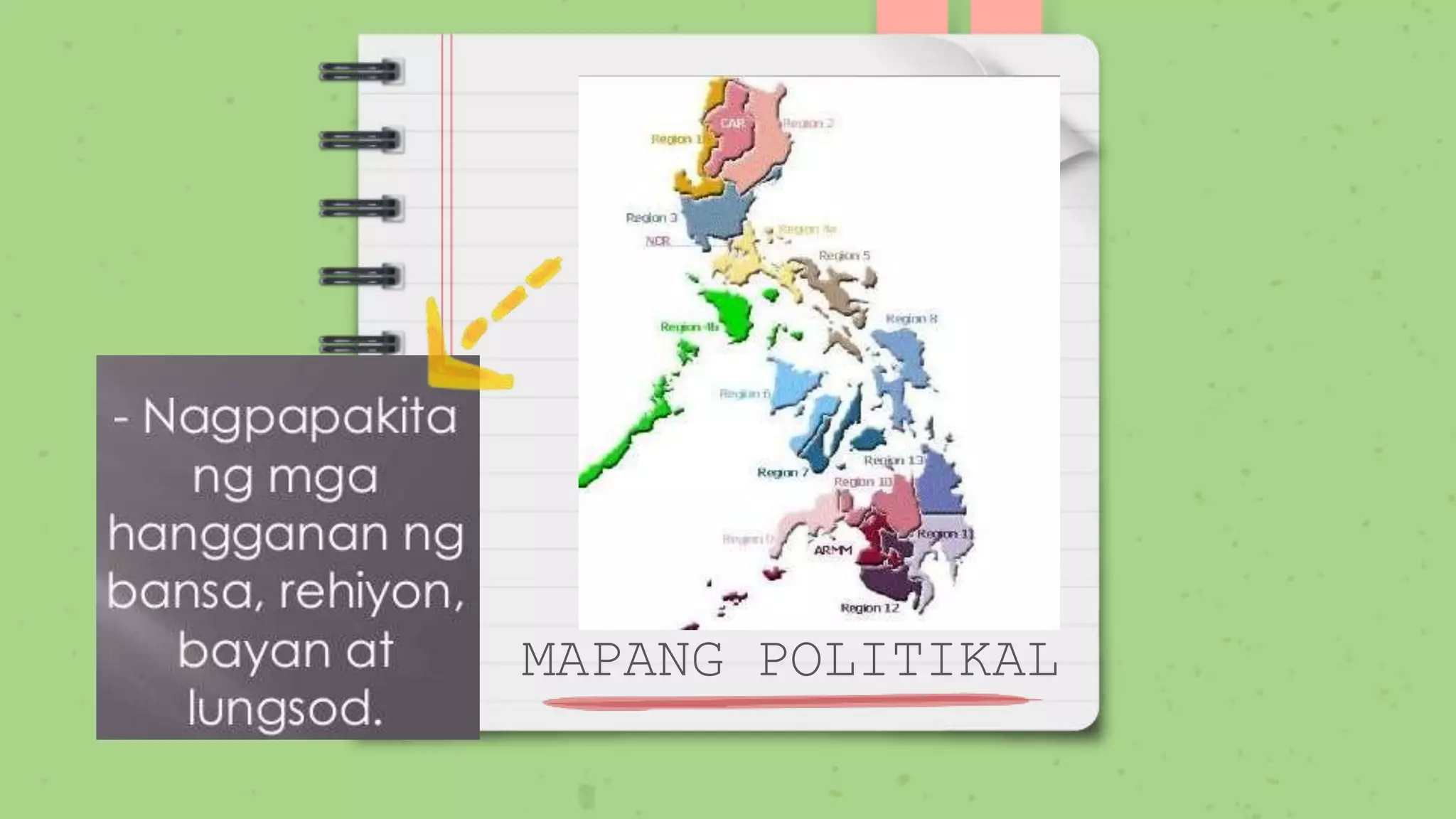 Aralin 1 simbolo sa mapa | PPTX