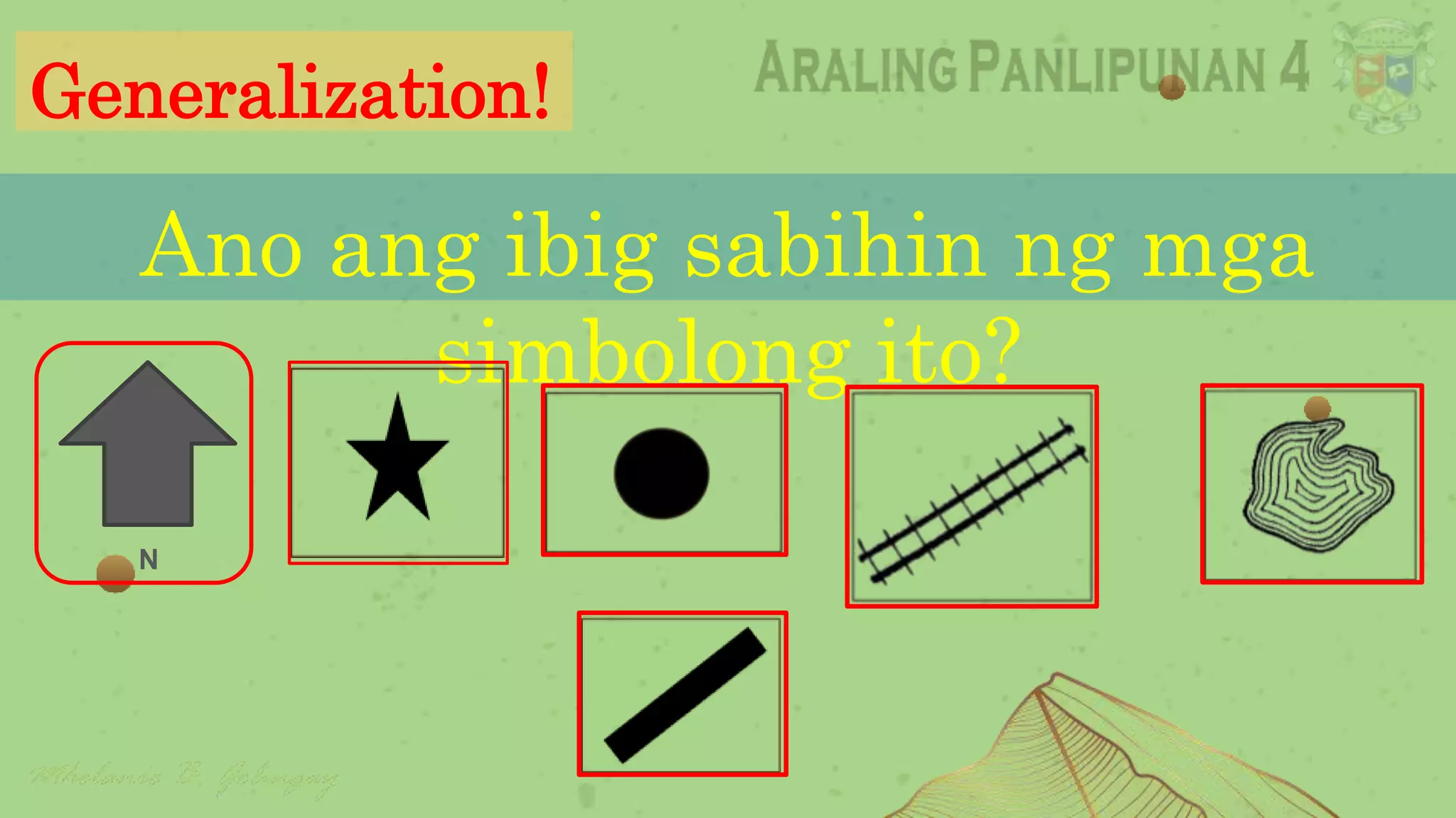 Aralin 1 simbolo sa mapa | PPTX