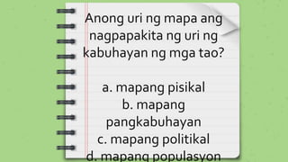 Aralin 1 simbolo sa mapa | PPTX