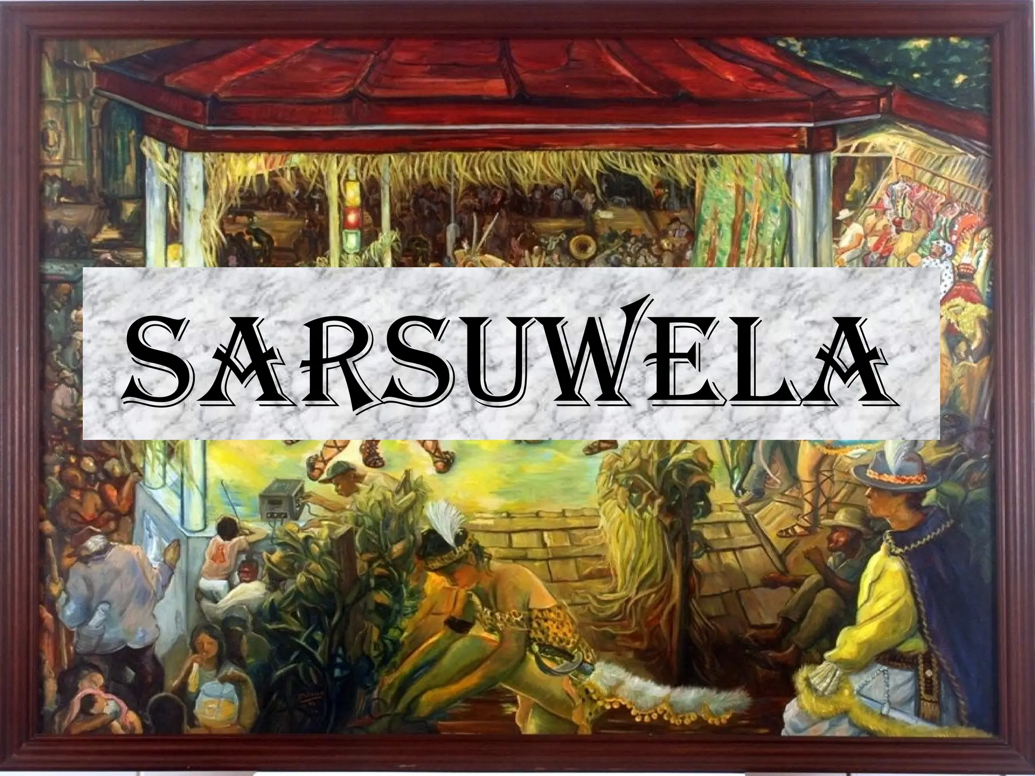 ARALIN 1- TEKSTONG IMPORMASYONAL (SARSUWELA SA PANAHON NG MGA AMERIKANO at MEKANIKS SA PAGSULAT ...