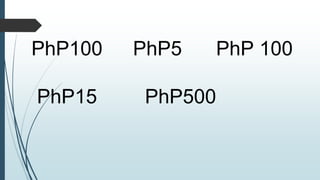 ARALIN 10 PAGBASA AT PAGSULAT NG PERA SA SIMBOLO AT SALITA.pptx