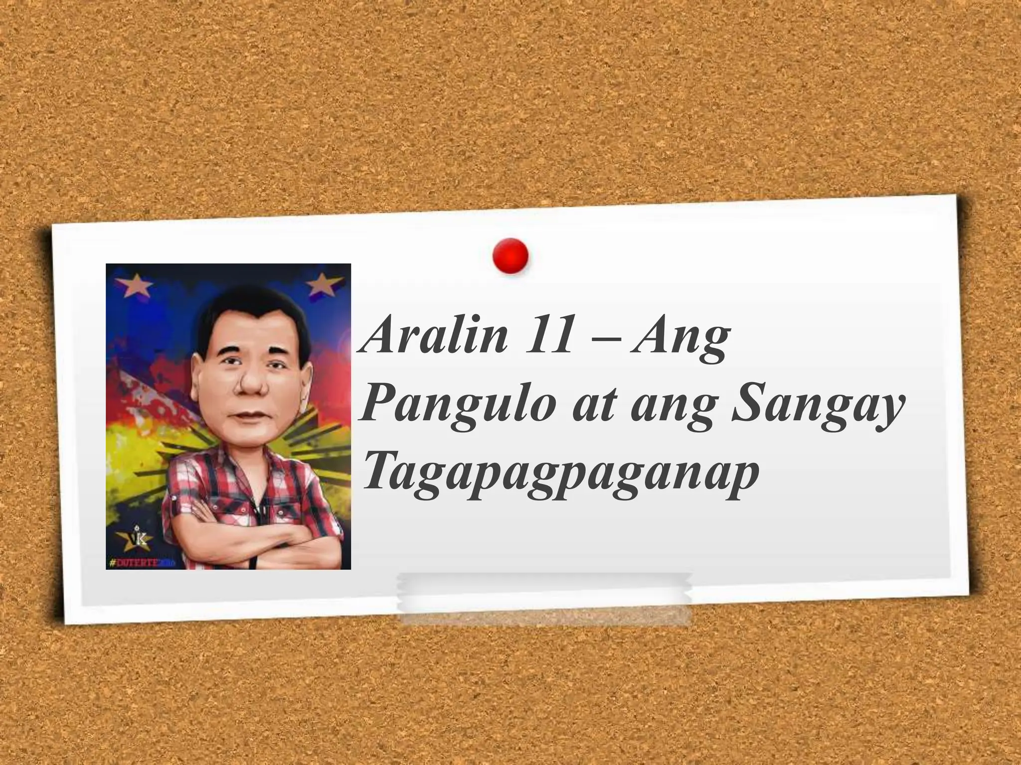 aralin11ang Sangay tagapagpaganap grade4-pdf | PPT
