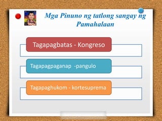aralin11ang Sangay tagapagpaganap grade4-pdf | PPT