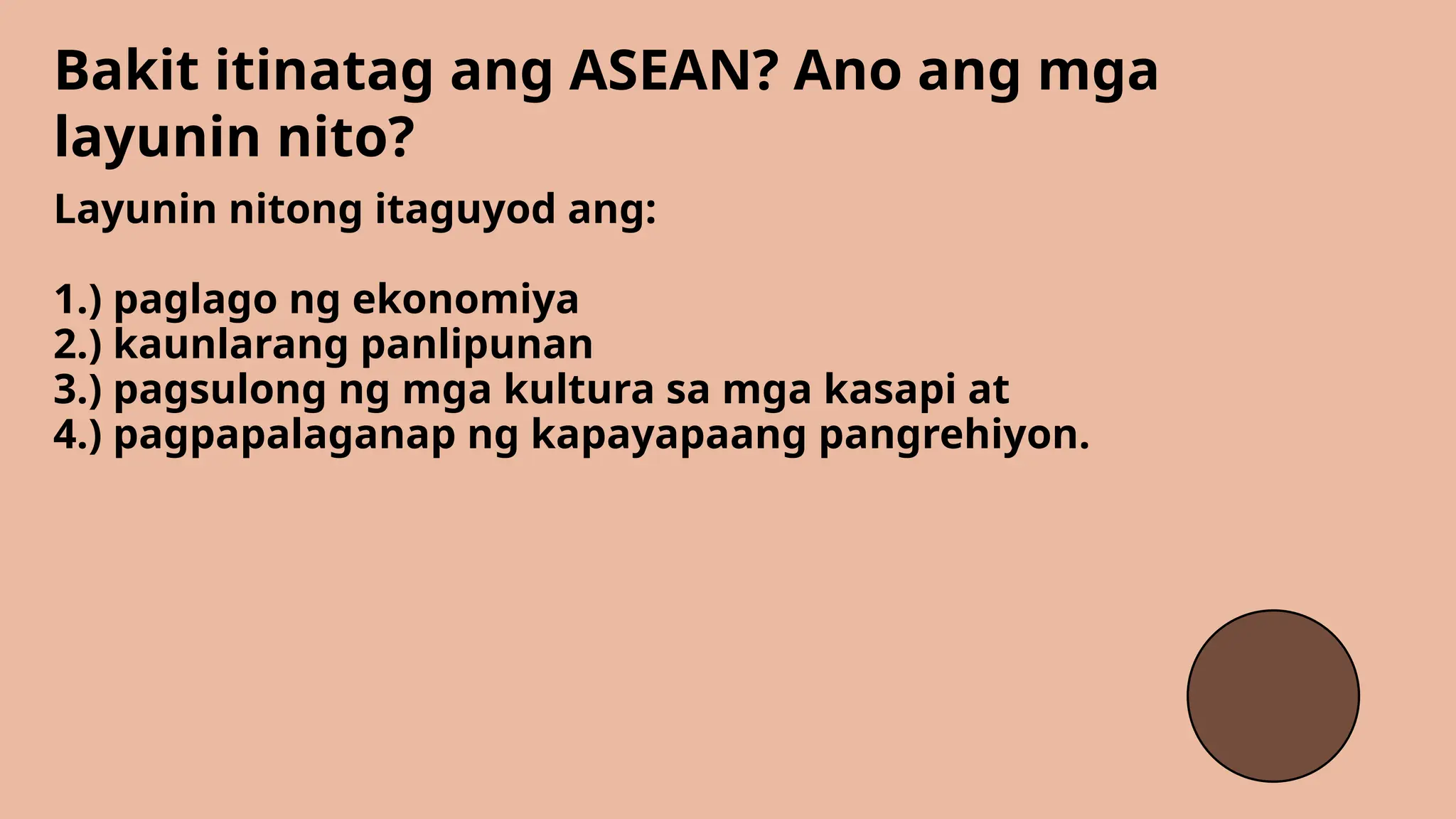Aralin 13 Ang Pagtatag ng ASEAN at ang Pilipinas sa ASEAN.pptx