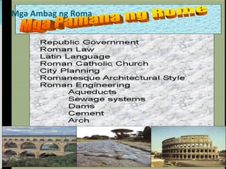 Aralin 13 ang sinaunang roma ap3 | PPT