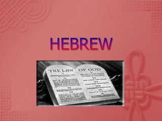 ANG CHALDEAN, PHOENICIAN, PERSIAN AT HEBREW | PPTX