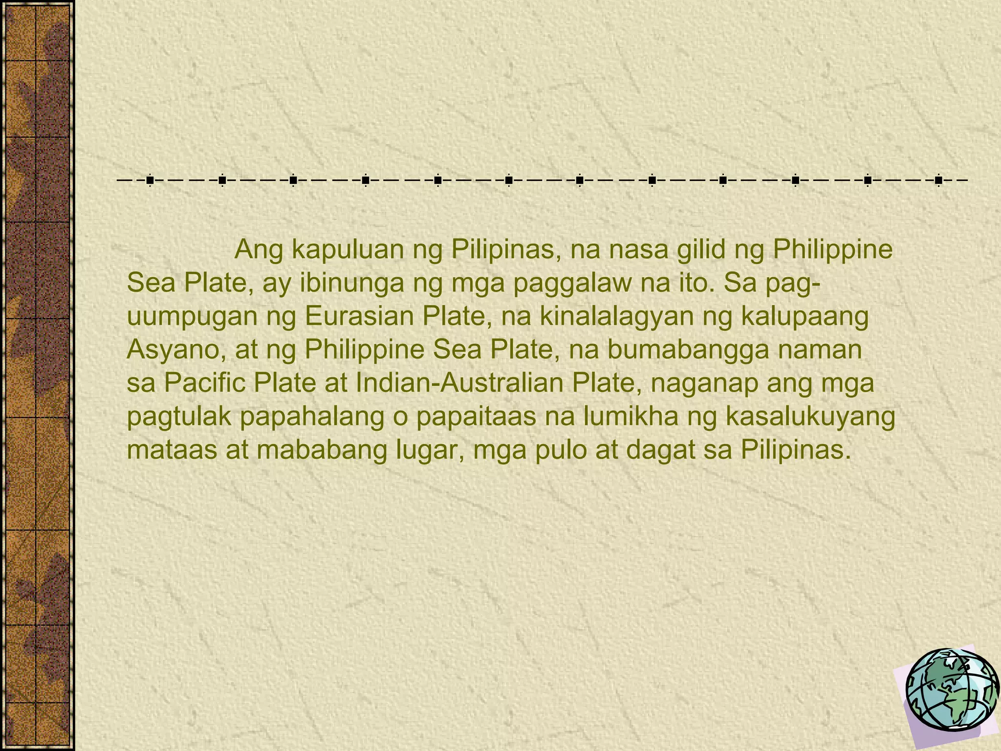 Pagsibol ng Lahing Pilipino at Kapaligiran | PPT