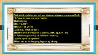 PAGSISINOP NG TALA AT BIBLIOGRAPIYA.pptx