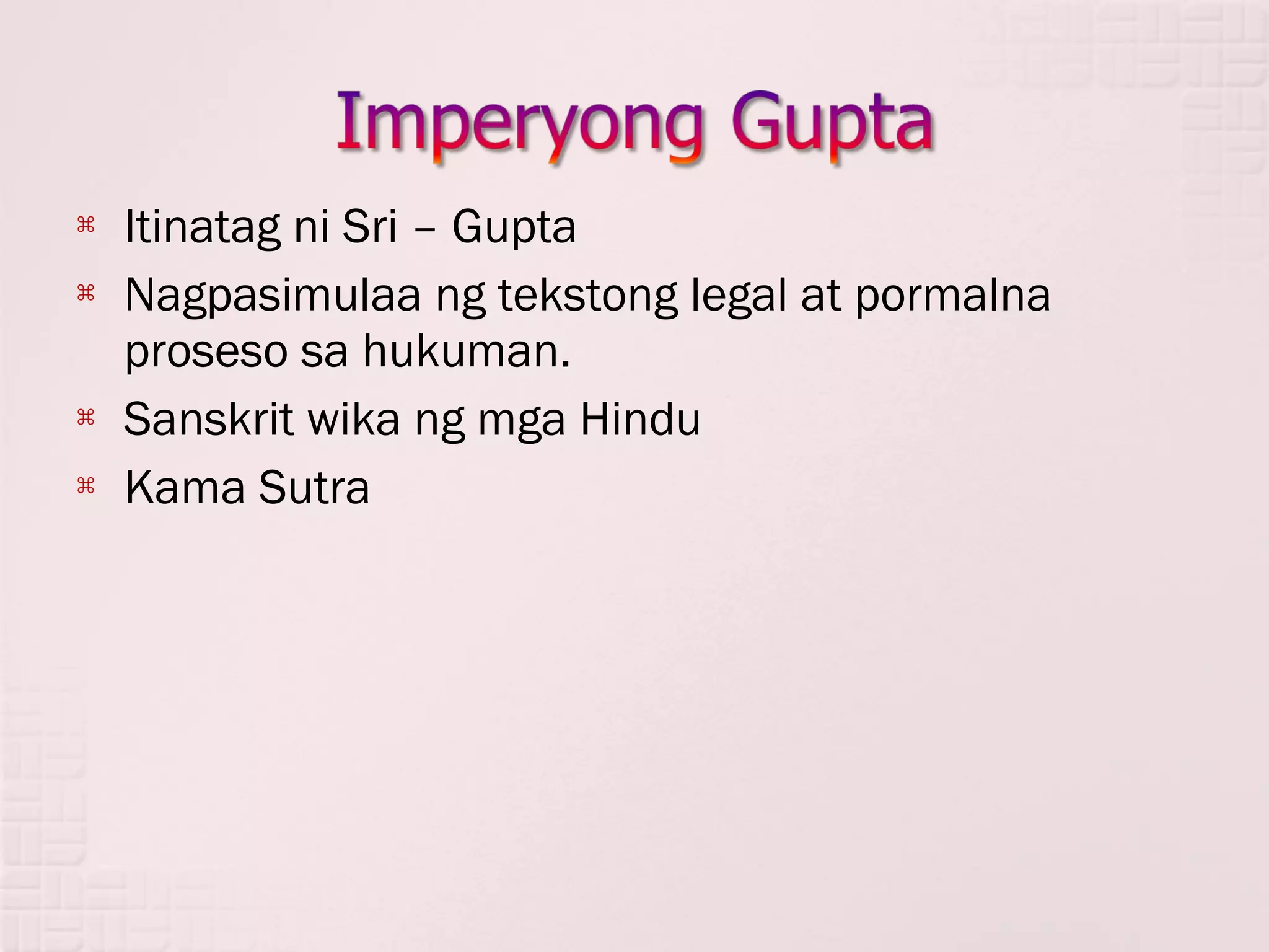 SINAUNANG KABIHASNAN SA LAMBAK NG ILOG INDUS | PPT