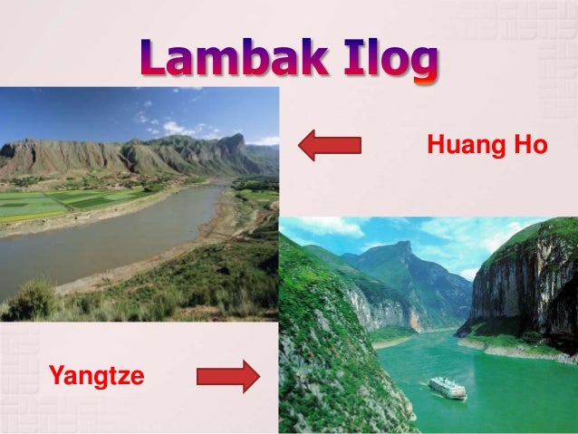 KABIHASNAN NG MGA LAMBAK NG HUANG HO AT YANGTZE