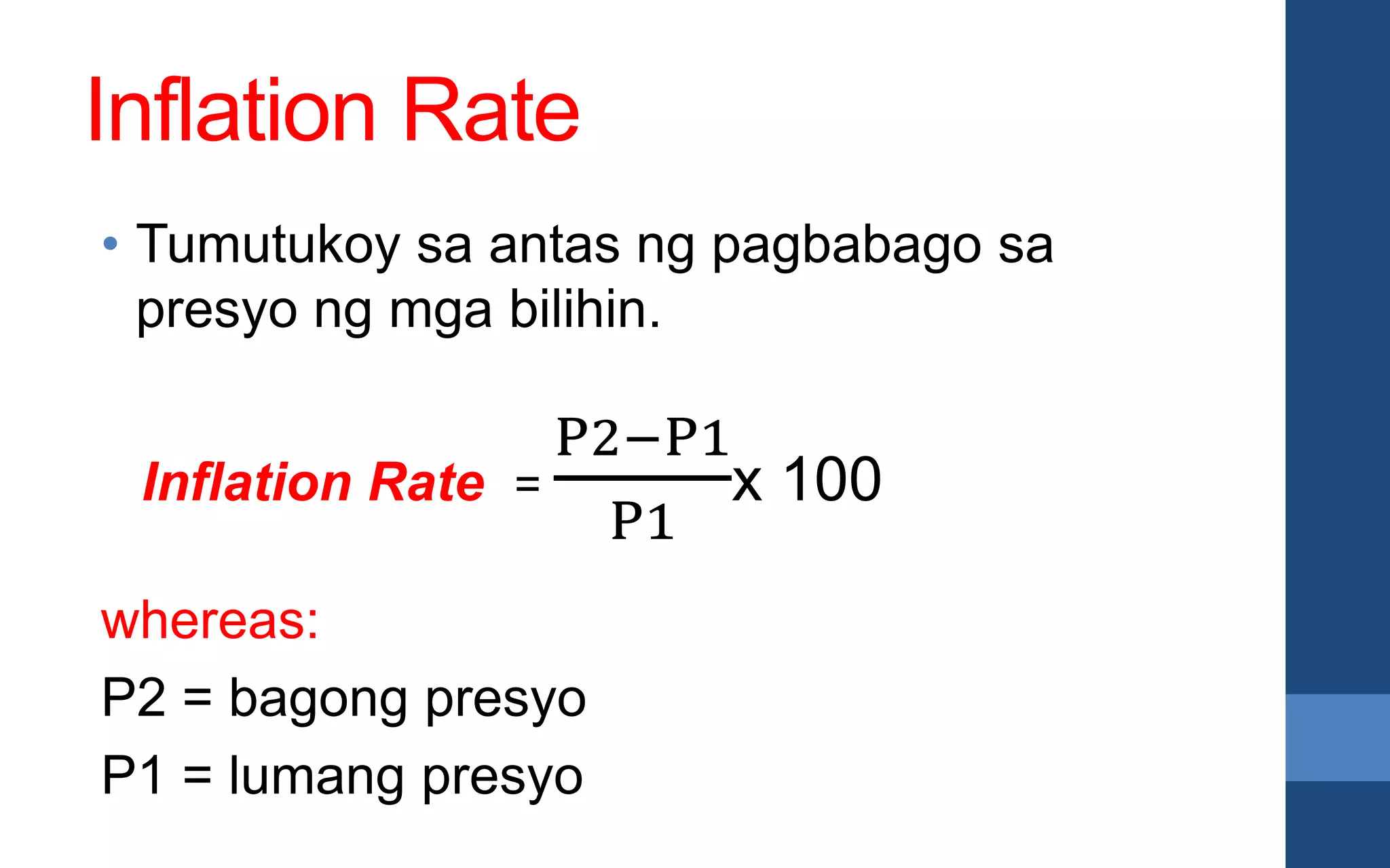 Aralin 17 inflation | PPTX