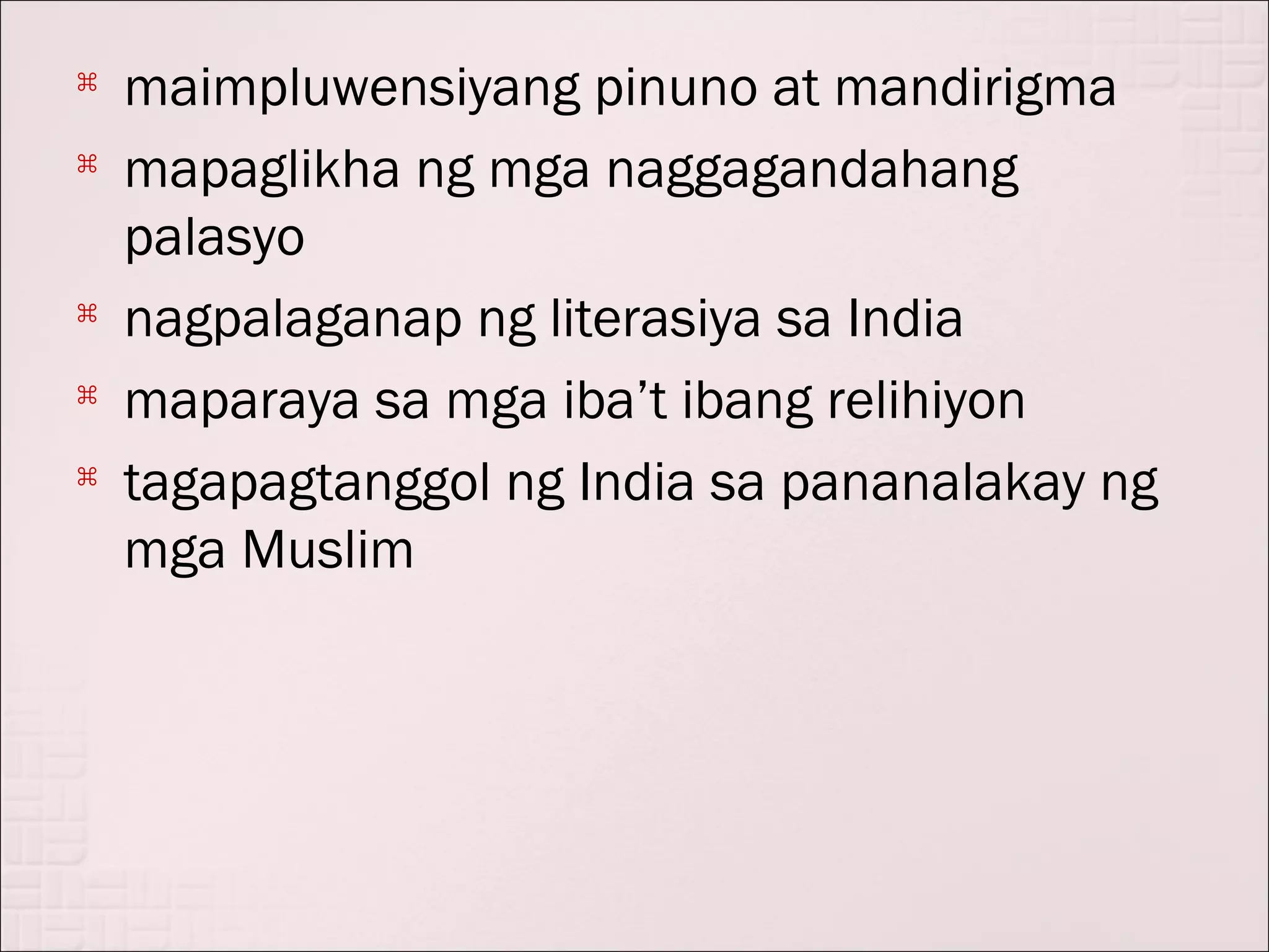 ANG IMPERYO NG MGA MUGHAL SA INDIA | PPT