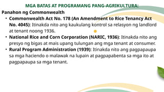 GRADE 9-Aralin 18-Sektor ng Agrikultura.pptx