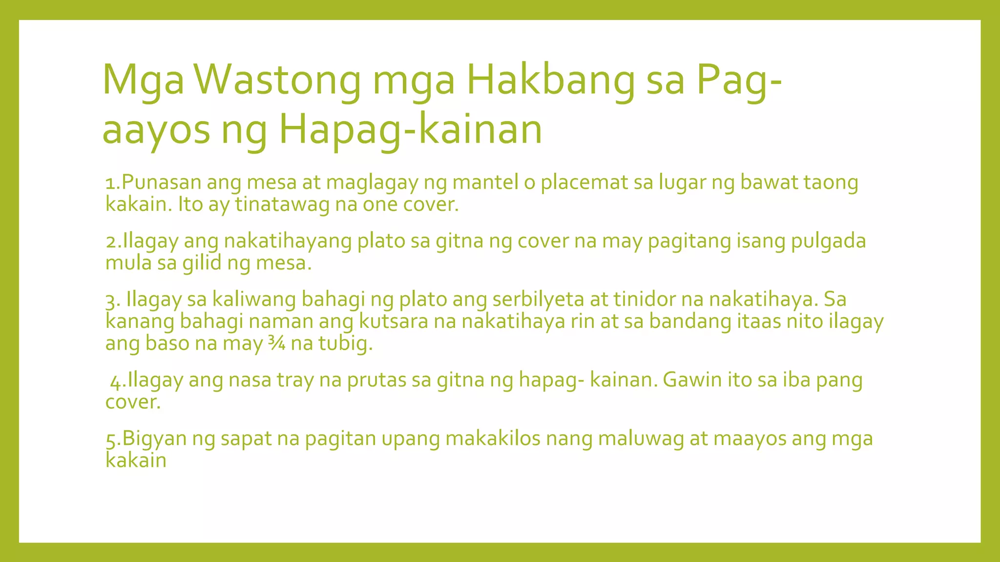 Aralin 19 Wastong Paggamit ng Kubyertos.pptx
