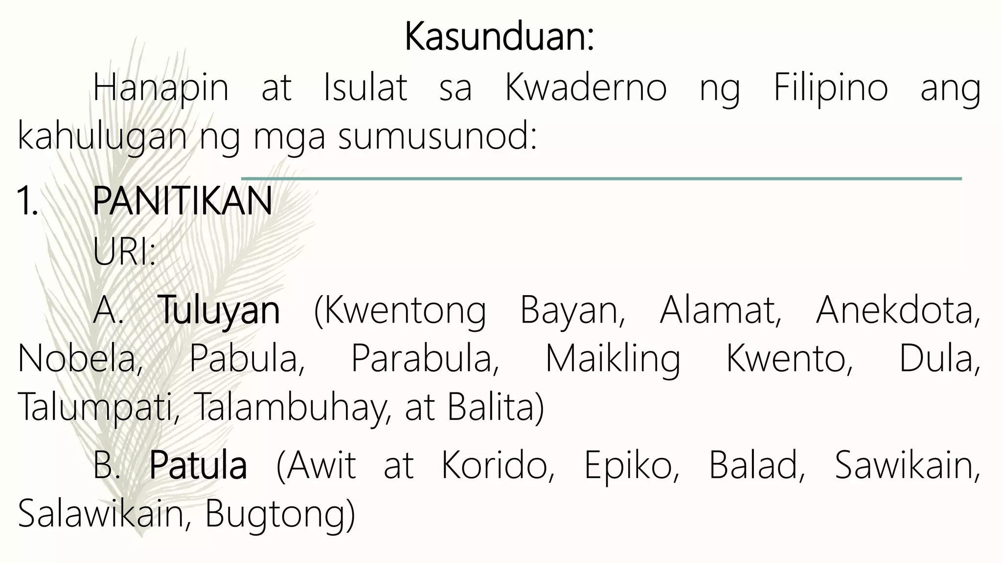 Grade 7_Ang Munting Ibon PART1 | PPTX