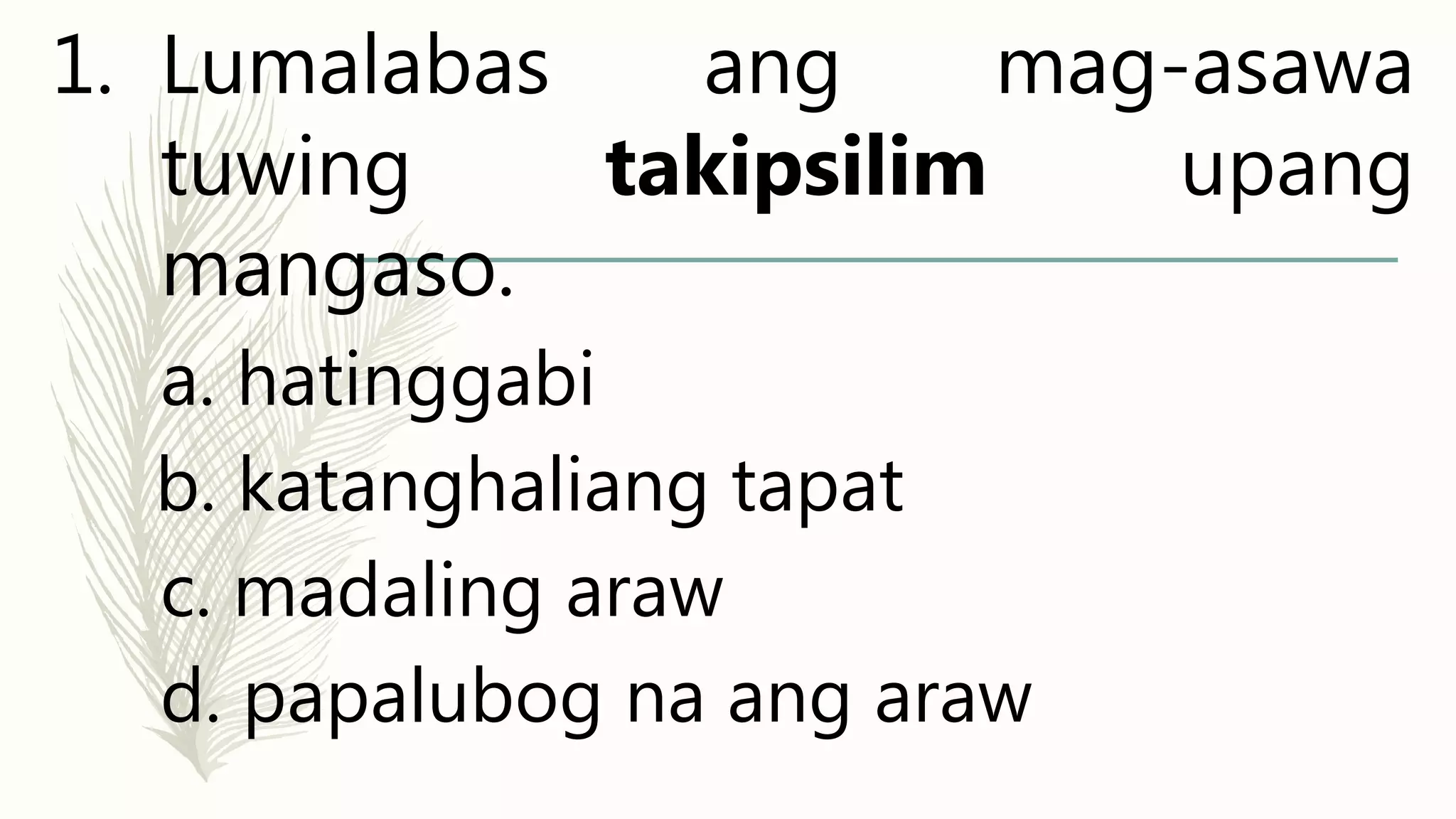 Grade 7_Ang Munting Ibon PART1 | PPTX