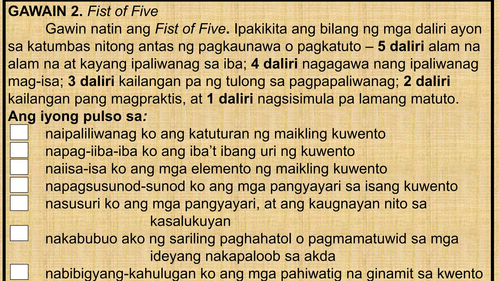 Aralin 1, ang ama, grade 9 | PPTX