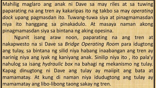 Aralin 1, ang ama, grade 9 | PPTX