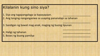 Aralin 1, ang ama, grade 9 | PPTX