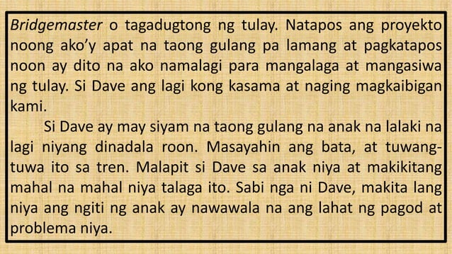 Aralin 1, ang ama, grade 9 | PPTX