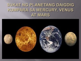 Aralin 1 ang daigdig na ating tahanan | PPTX