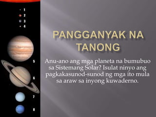 Aralin 1 Ang Daigdig Na Ating Tahanan | PPTX