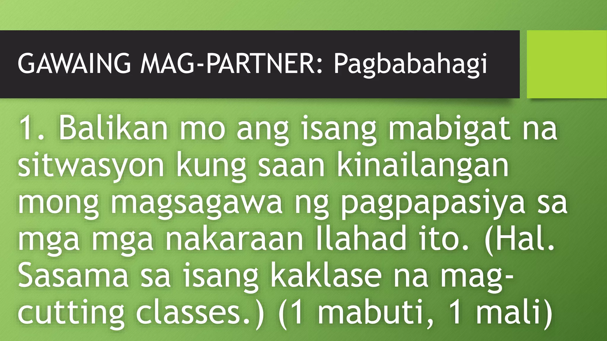 Aralin 1 Ang Kahalagahan nang Mabuting Pagpapasya sa Uri ng Buhay.pptx