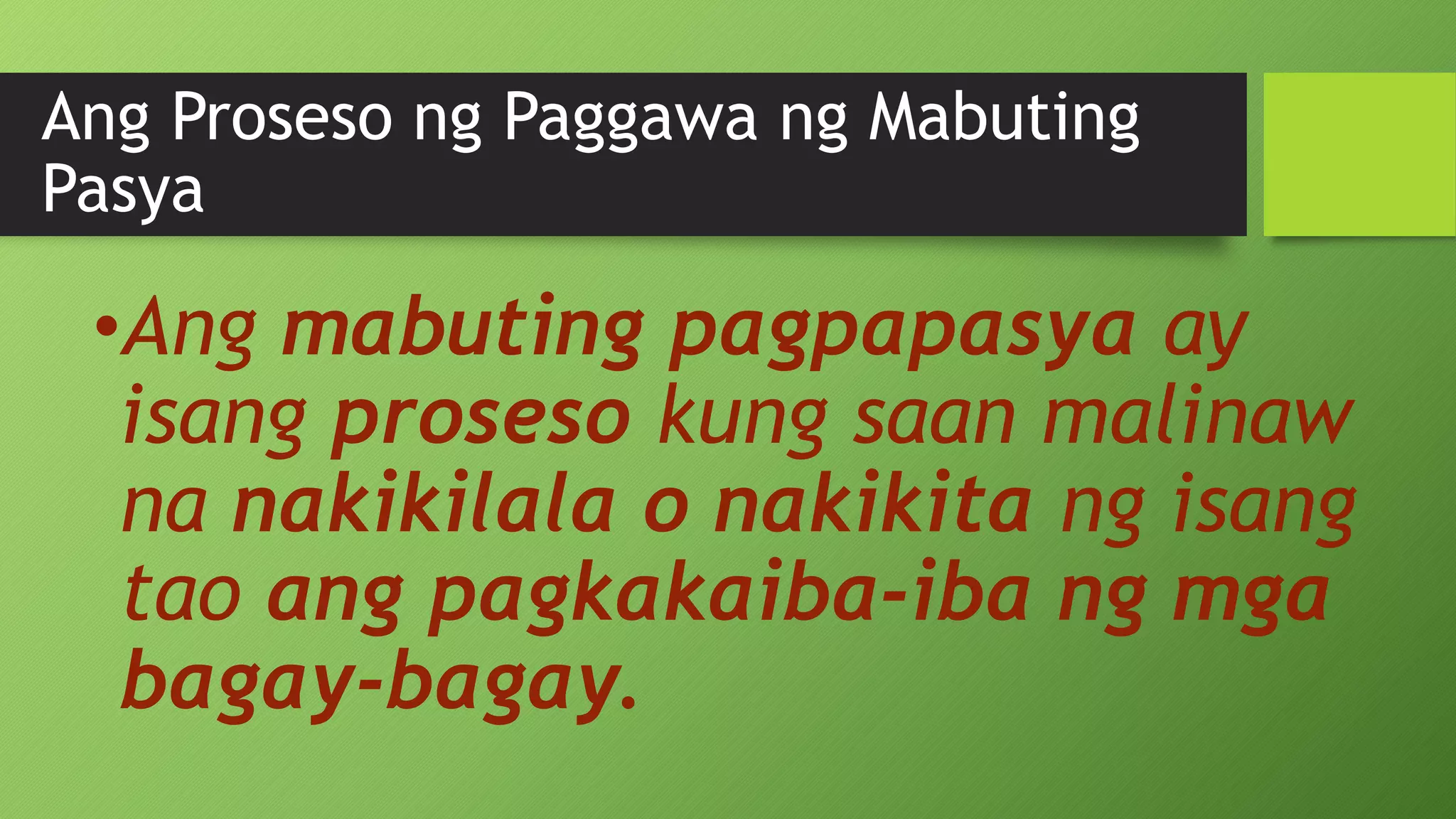 Aralin 1 Ang Kahalagahan nang Mabuting Pagpapasya sa Uri ng Buhay.pptx