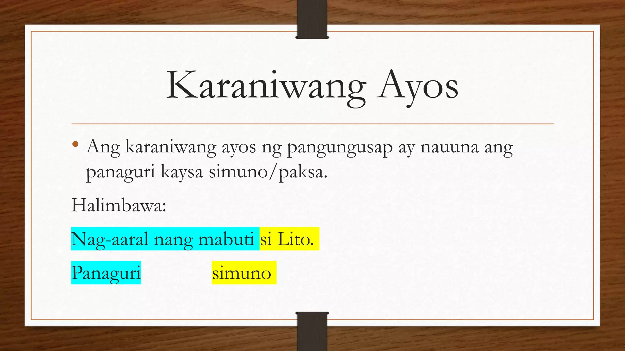 ARALIN1 Ayos ng Pangungusap.pptx