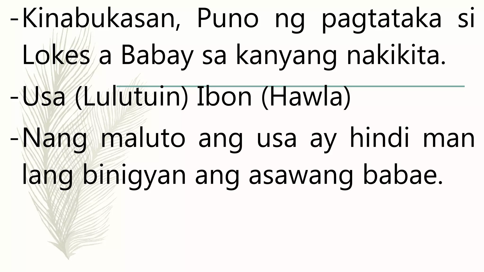 GRADE 7_Ang Munting Ibon PART2 | PPTX