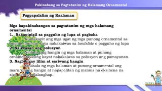 Edukasyon Pantahananat Pangkabuhayan Grade 4 Aralin 1 (Agriculture) | PPTX