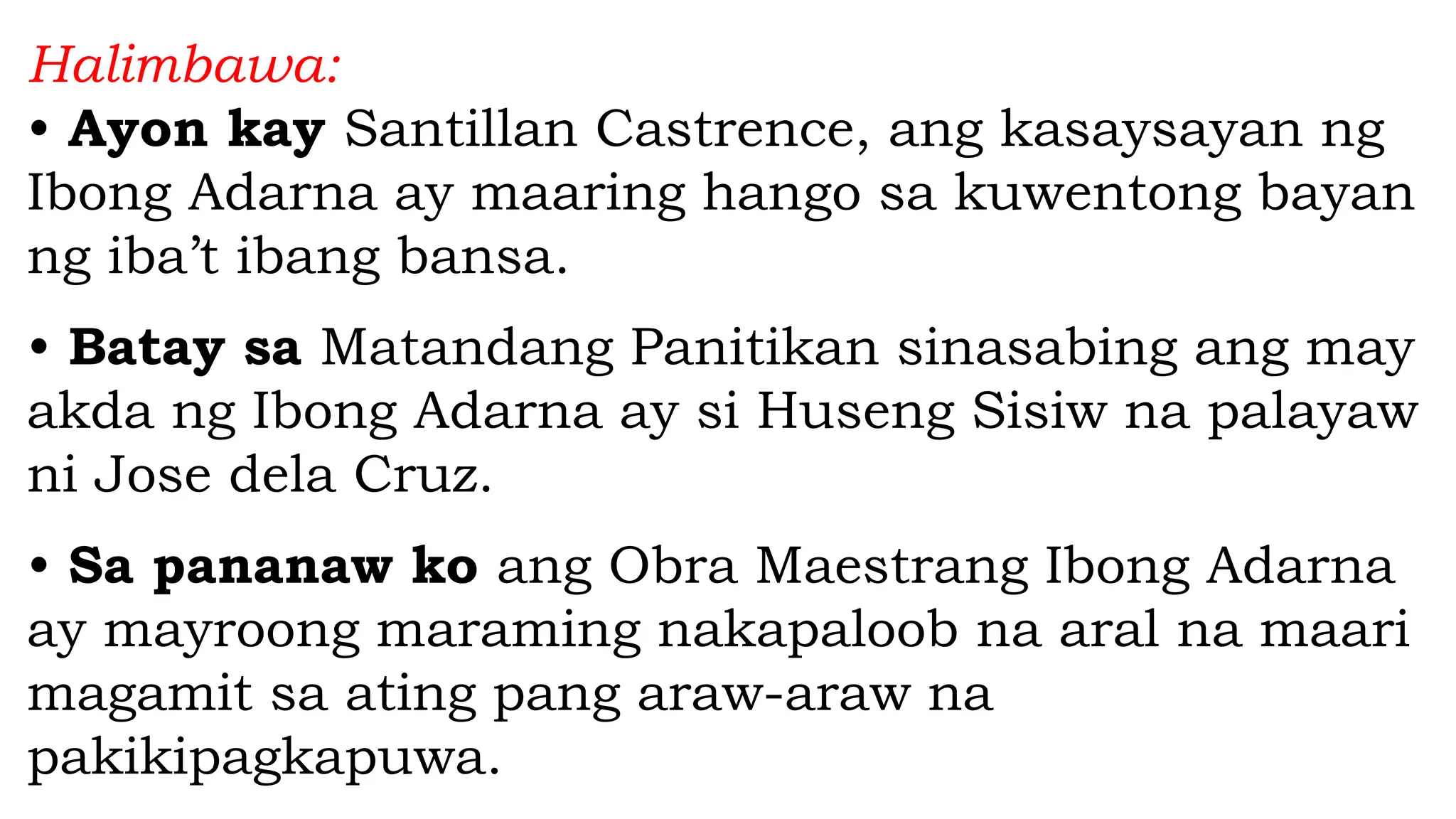Aralin 1_Filipino 7_4th Q. (Unang Bahagi ng Ibong Adarna na ...