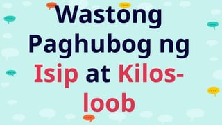 ARALIN 1_ISIP AT KILOS-LOOB (Intellect and Free-will) | PPTX