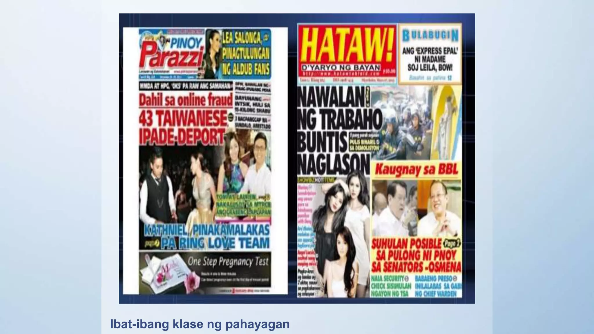 Aralin 1_ Kontemporaryong Panitikan - Pahayagan pptx.pptx