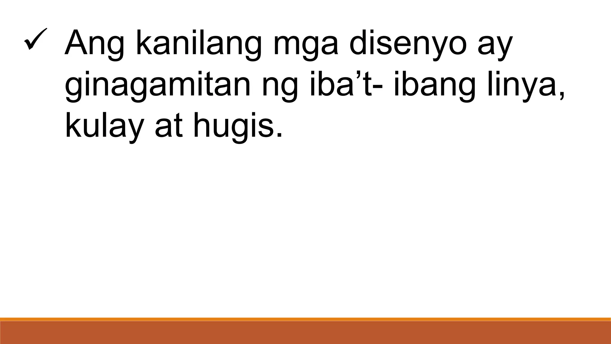 Aralin 1 mga disenyo sa kultural na pamayanan sa luzon | PPTX