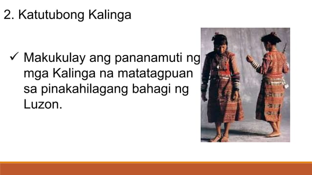 Aralin 1 mga disenyo sa kultural na pamayanan sa luzon | PPTX