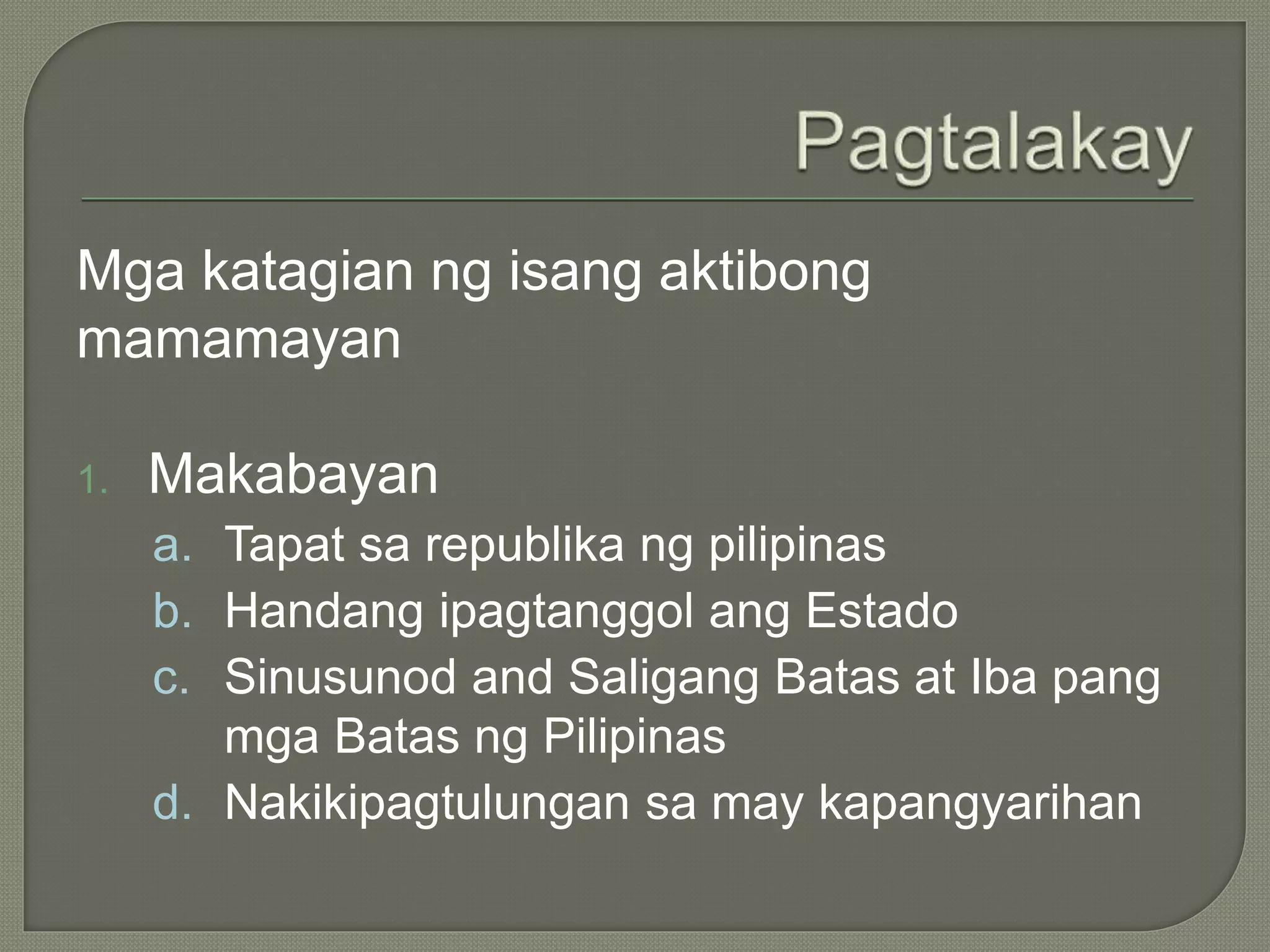 Aralin 1 Mga Katangian ng aktibong Mamamayan.pptx
