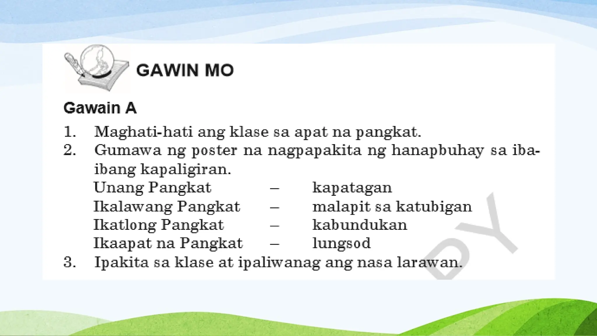 Aralin 1 PAG-UUGNAY NG KAPALIGIRAN AT URI NG HANAPBUHAY.pptx