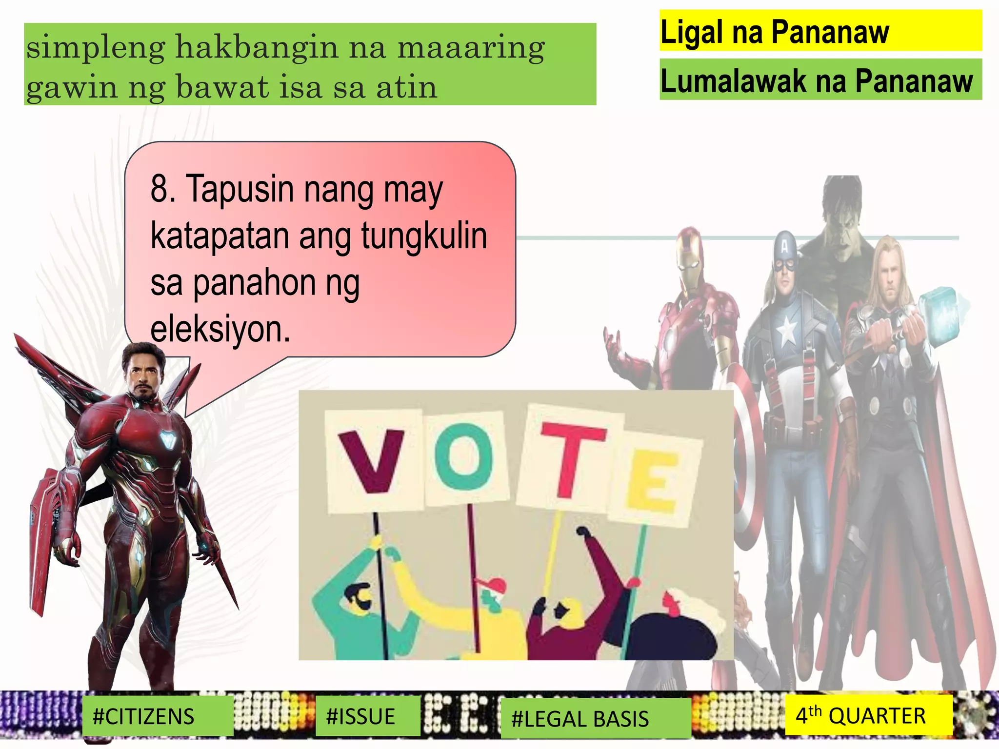 Aralin 1 Mga Isyu at Hamon sa Pagkamamamayan | PDF