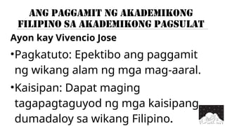 ARALIN 1 - PAGSULAT (Filipino sa Piling Larang) | PPTX